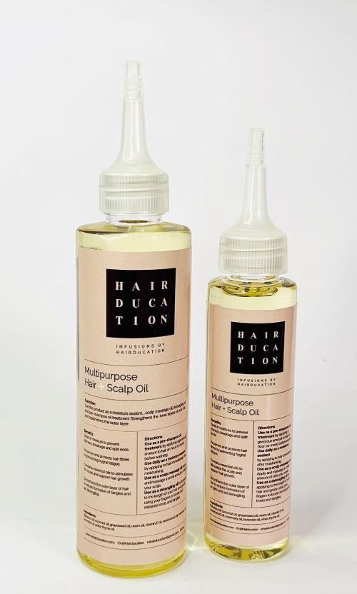 Multipurpose Hair + Scalp Oil (100ml) – Rehairducation
